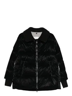 DUNO Duno Glossy Quilted Coat Black