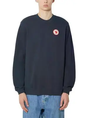 Fjallraven Logo-patch Crew-neck Sweatshirt - Blue