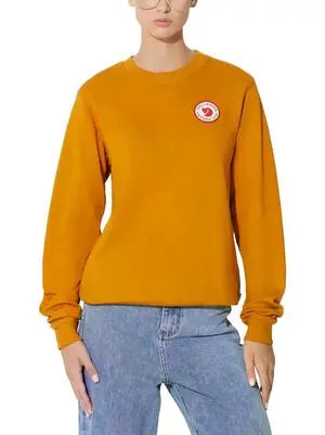 Fjallraven Logo-patch Sweatshirt - Orange