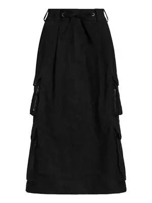 Dolce & Gabbana Cargo Midi Skirt - Black