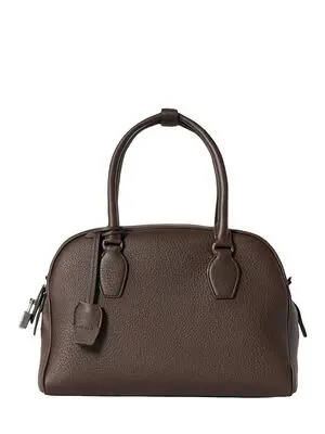 THE ROW THE ROW India 10.0 Top Handle Bag Deep Brown