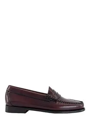 Bass Easy Weejuns Leather Loafers - Wine Lthr