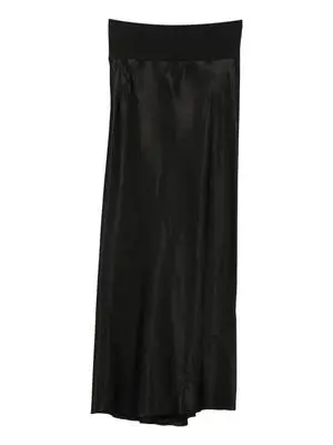 Rick Owens Calf Bias Skirt - Black