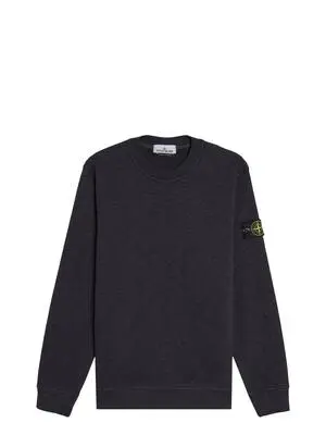 Stone Island Vanisã© Brushed Heavy Cotton Sweatshirt - Blue