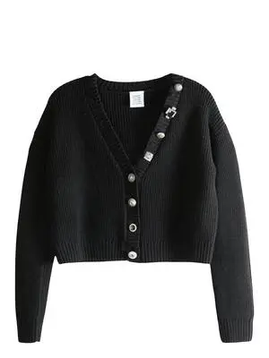 VETEMENTS Fancy Button Mini Cardigan