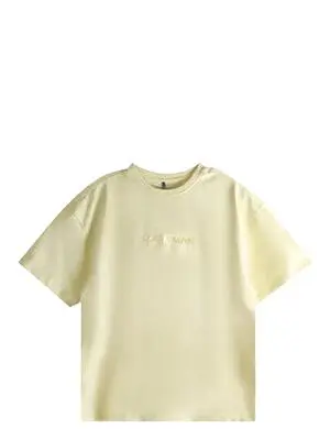ADER ERROR Solid Color Short Sleeved T-shirt - Yellow