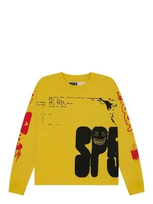 SP5DER X-ray Long-sleeve Tee - Yellow