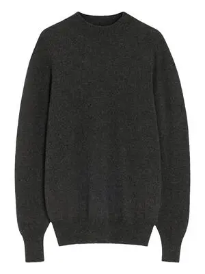 LEMAIRE Mock Neck Sweater - Brown