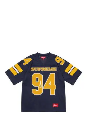 Supreme Sequin Football Jersey - Blue