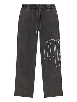 Off-White Outline Arrow Sweatpants - Black