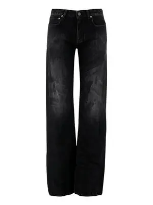 Balenciaga Wide Leg Pants - Black