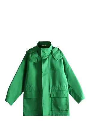 Auralee High-density Bonded Cotton Gabardine Blouson Jacket - Green