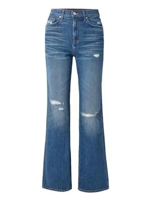 Veronica Beard Dylan High-rise Straight-leg Jeans - Blue
