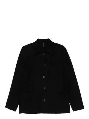 DELL'OGLIO Button-down Shirt - Black