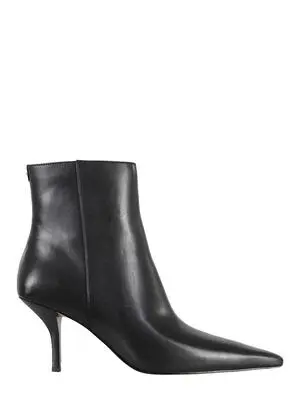 Michael Kors Pointed-toe Leather Boots - Black