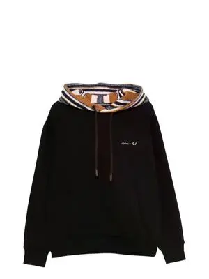 Andersson Bell Logo-embroidered Hoodie - Black