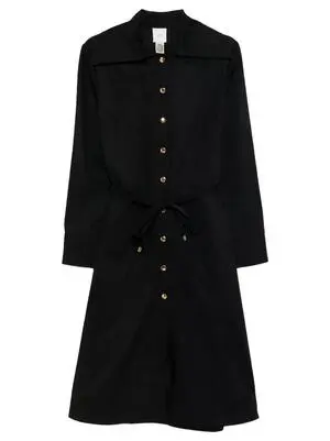 PATOU Belted Midi Shirt Dress