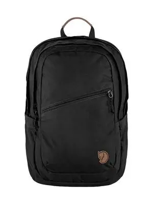 Fjallraven Räven Zip Logo Backpack - Black