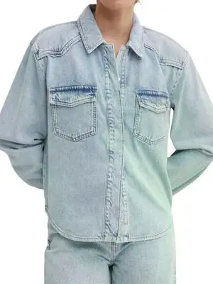 GESTUZ Kailygz Denim Shirt - Blue
