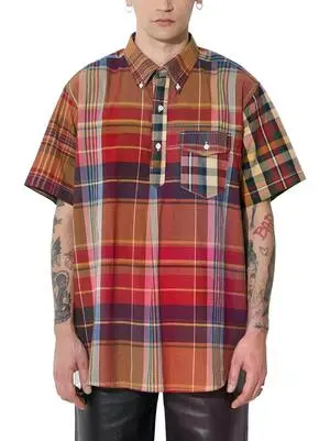 Engineered Garments Plaid Pocket Shirt - Red