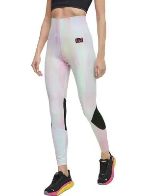 Emporio Armani Logo-detail Leggings - Pink
