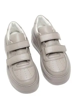 Acne Studios Velcro Strap Platform Sneakers - Taupe Grey