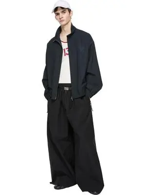 Acne Studios Pinstriped Zipper Jacket - Navy