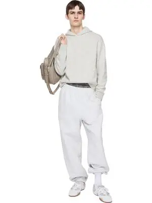 Acne Studios Cashmere Hoodie - Light Grey Melange