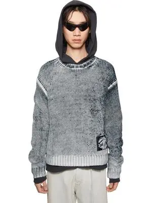 Acne Studios Crew Neck Jumper - Black,white