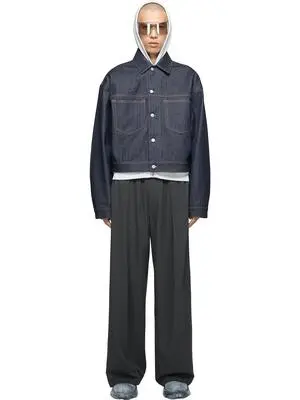 Acne Studios Denim Boxy Jacket - Indigo Blue