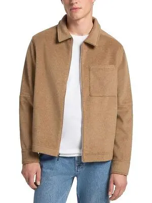 MICHAEL KORS Double Knit Flannel Jacket
