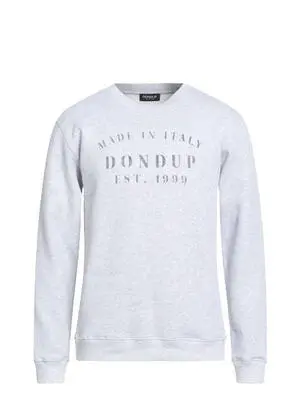 DONDUP Cotton-elastane Fleece Sweatshirt - Grey