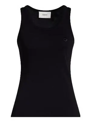 Coperni Cotton Tank Top - Black