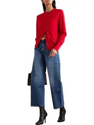 MOTHER The Half Pipe Ankle Mid-rise Wide-leg Jeans