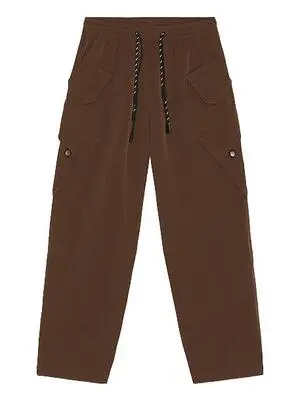 STUDENTS GOLF Wilcox Nylon Pants - Brown