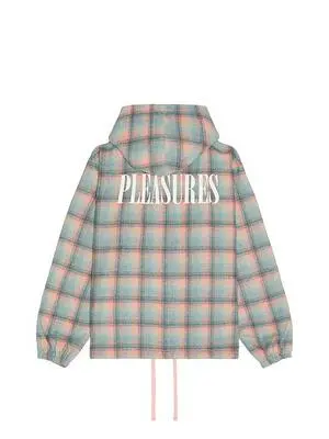 PLEASURES Sender Poncho Hoodie - Pink