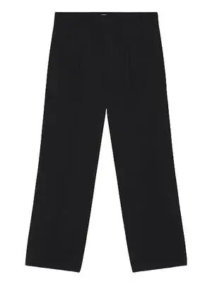 KROST Eco Wool Pleated Trouser - Dark Navy