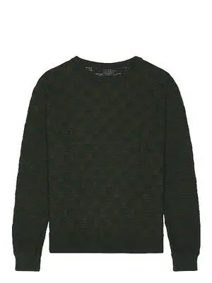ISA BOULDER Rectangle Sweater - Evergreen