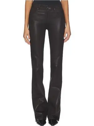 Paige High Rise Laurel Canyon Bootcut Jeans - Chicory Coffee Luxe Coating