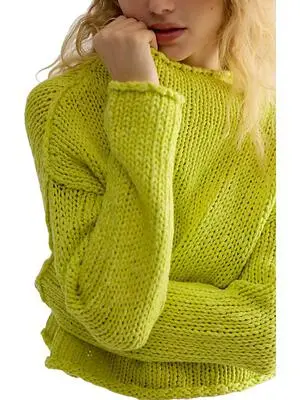 Free People Free People Opal Rollneck Knit Sweater Firefly