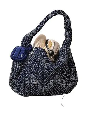 Free People FP Movement Printed Carryall Bag Chevron Stitch