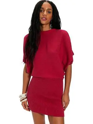 Free People Amara Mini Sweater Dress - Love Potion