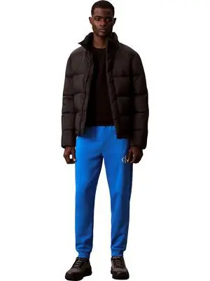 Calvin Klein Monologo Fleece Joggers - Corrib River Blue