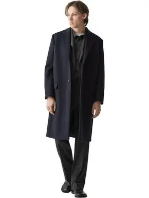 THEORY Two-Button Longline Coat