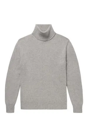 Sease Cashmere Rollneck Sweater - Gray