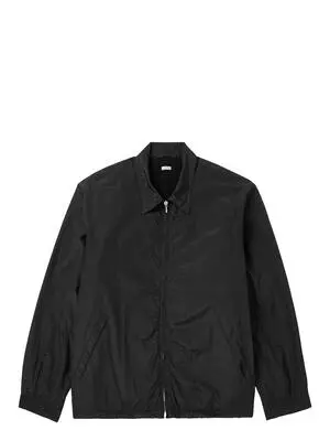A.PRESSE Silk And Cotton-blend Taffeta Jacket - Black