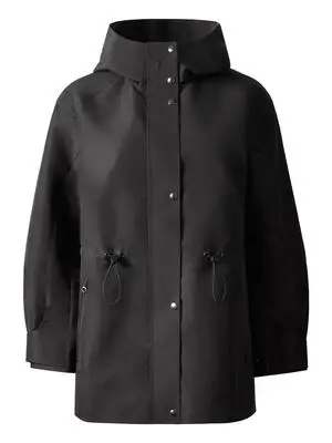 Perfect Moment Drawstring Parka Jacket - Black