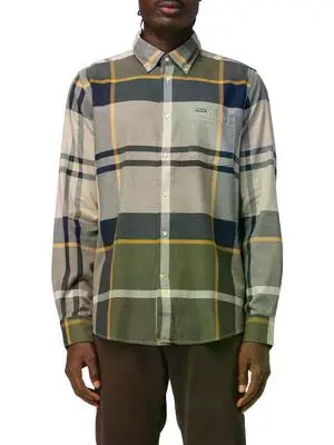 Barbour Dunnon Checked Pocket Shirt - Neutrals