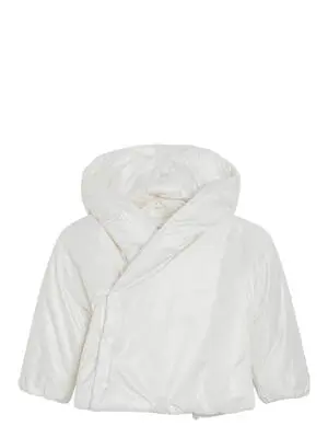 TEDDY & MINOU Hooded Puffer Jacket - White