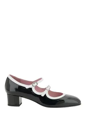 CAREL 40mm Double-strap Pumps - Black